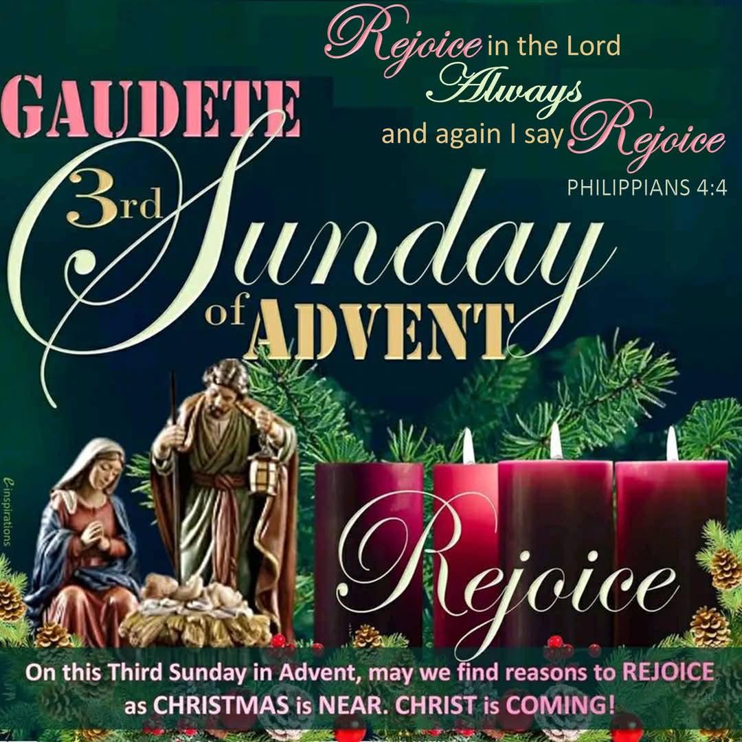 Third Sunday of Advent (Year C) - Missione Madre Dei Cristiani